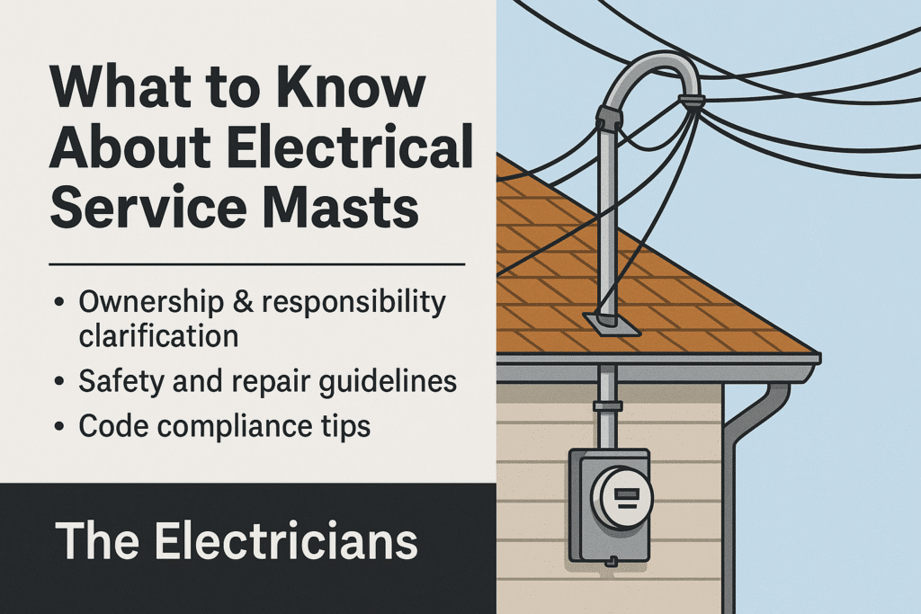 What to Know About Electrical Service Masts | The Electricians
