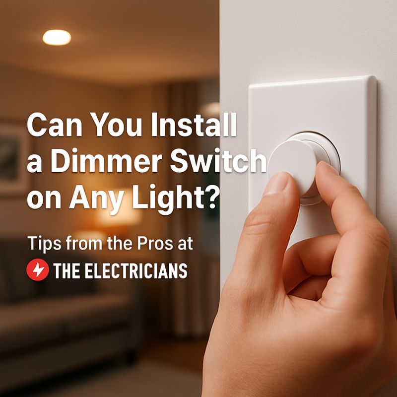 Can You Install a Dimmer Switch on Any Light? | The Electricians