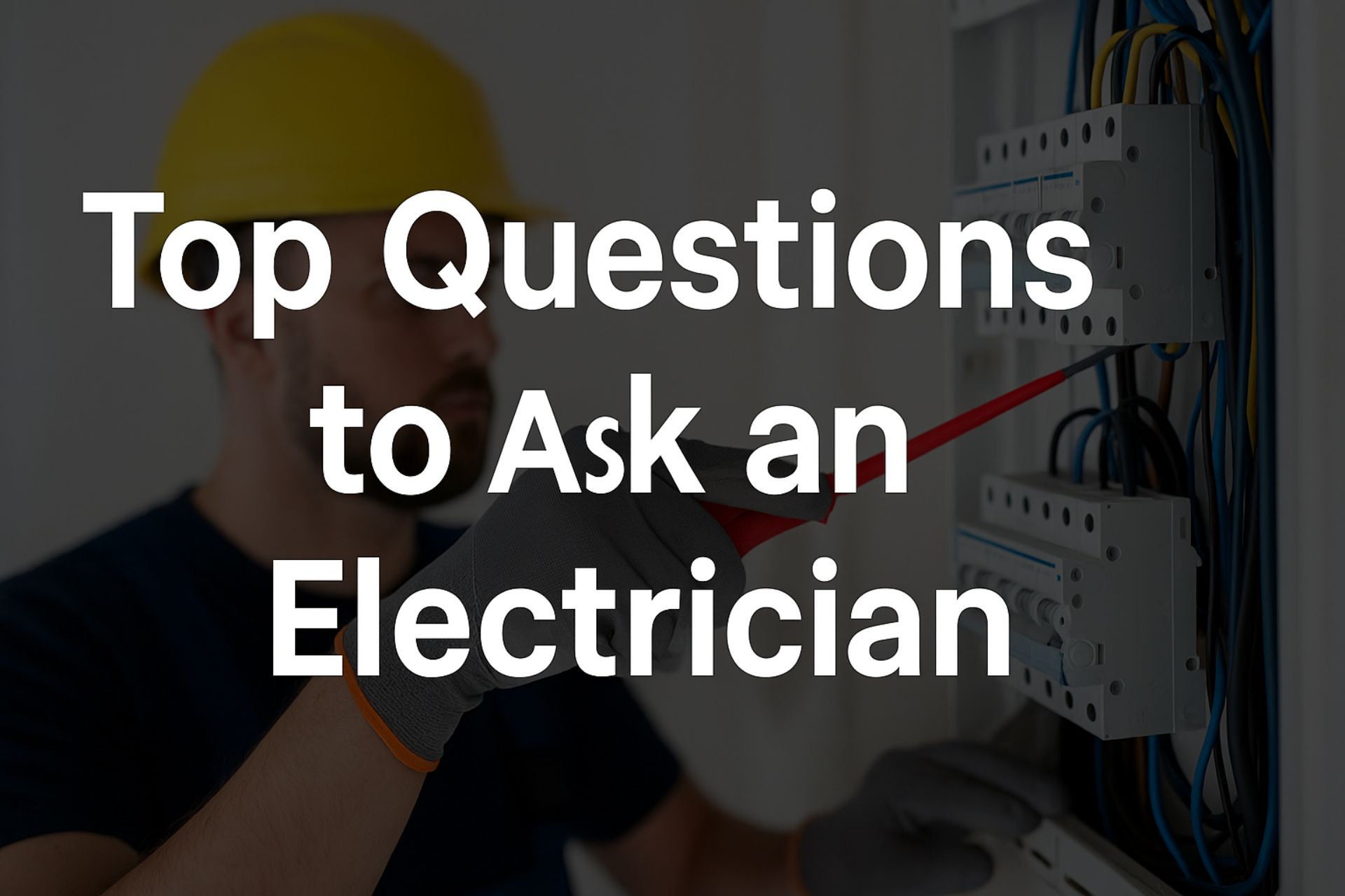 Top Questions to Ask an Electrician | The Electricians