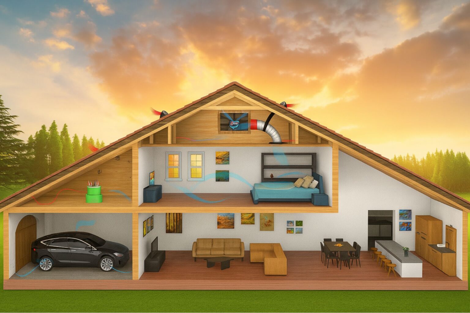 QuietCool Whole House Fan Installation Guide | The Electricians