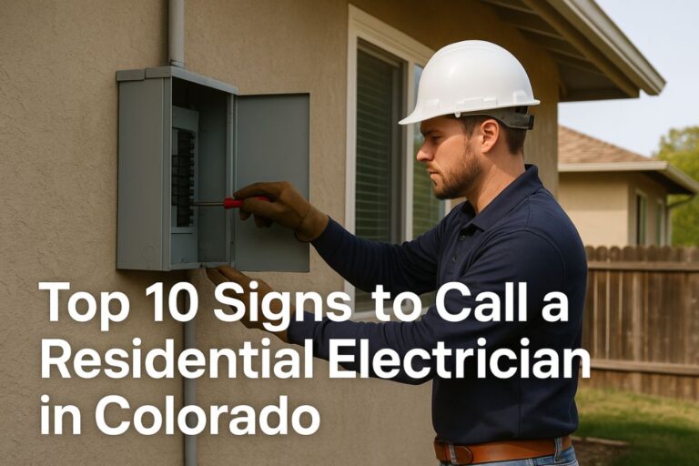 Top 10 Signs to Call a Residential Electrician in Colorado